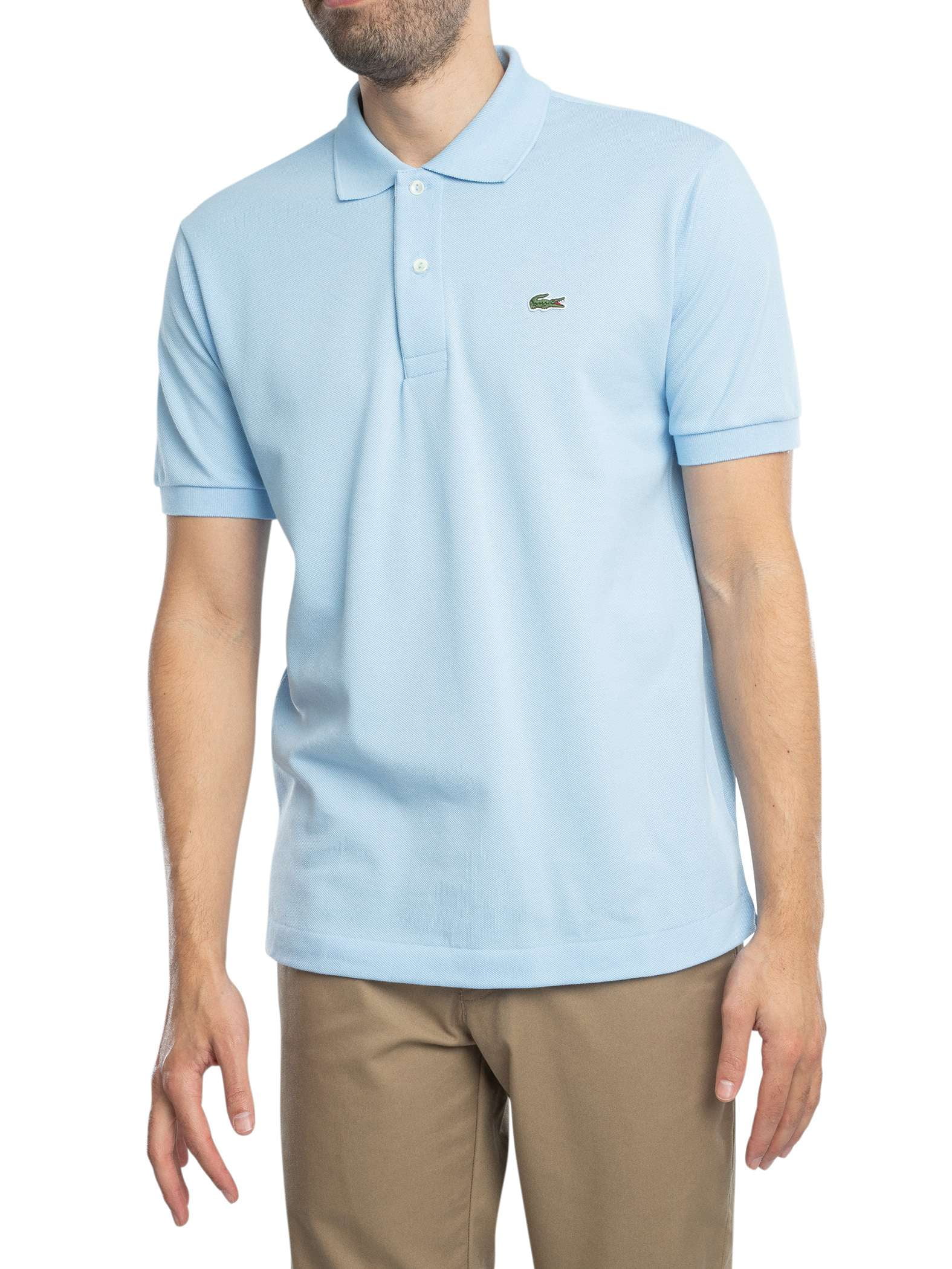 Lacoste Classic Fit Original Pique Polo Shirt, Blue - Walmart.com