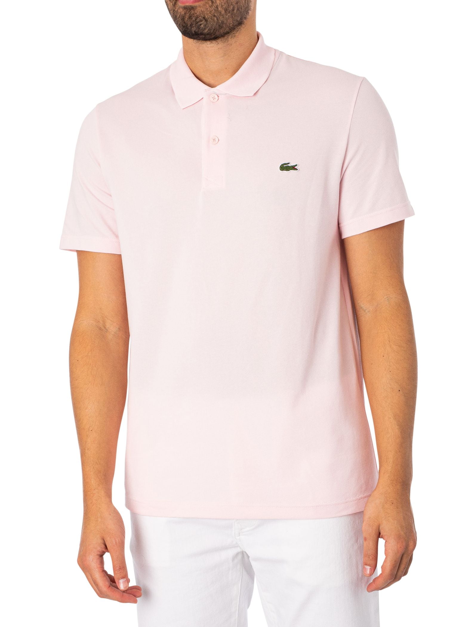 Lacoste Classic Logo Polo Shirt, Pink - Walmart.com