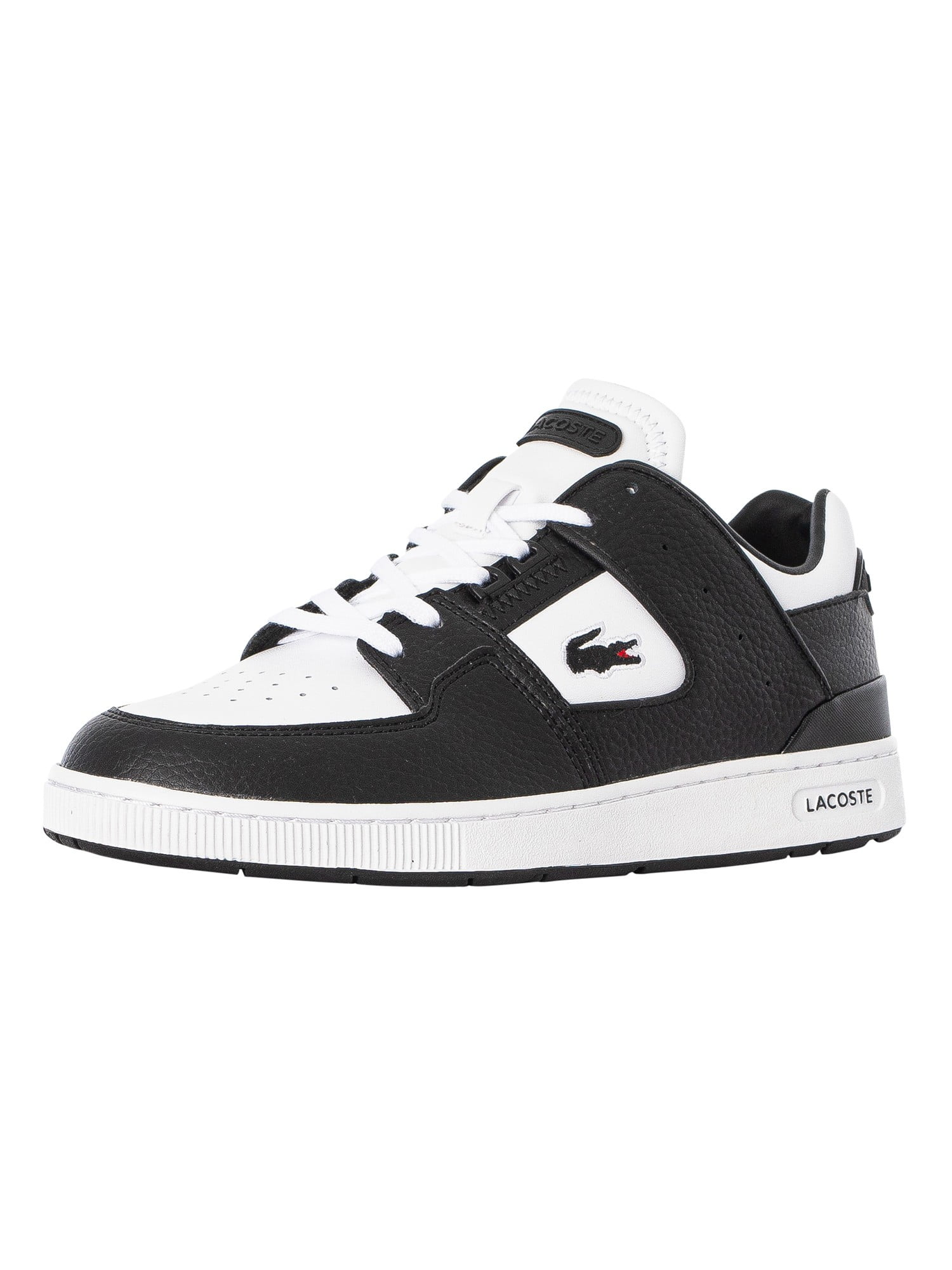 Lacoste Court Cage 223 3 SMA Leather Trainers, Multicoloured - Walmart.com
