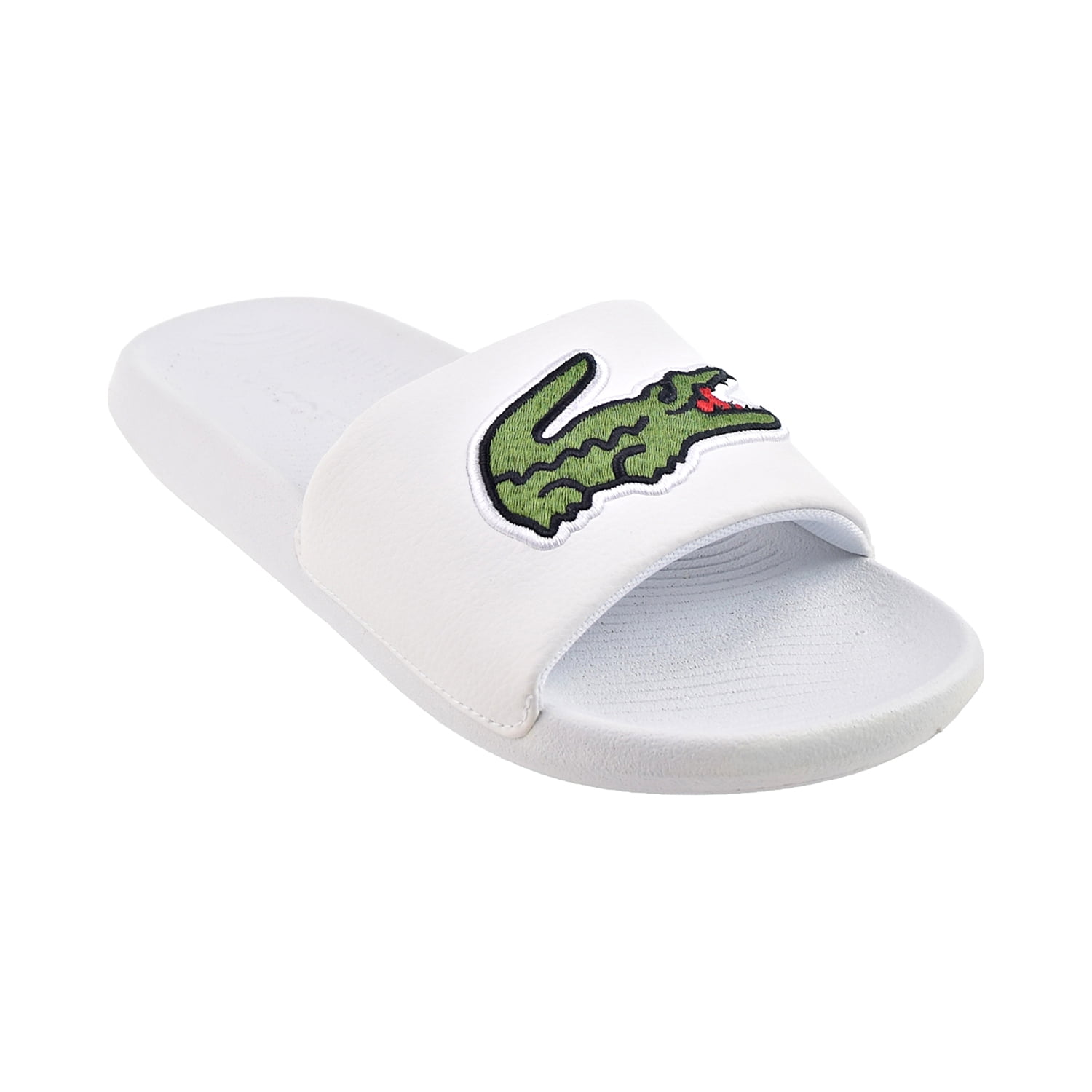 Lacoste Croco 319 4 US CMA Synthetic Men's Slides White/Green 7 ...