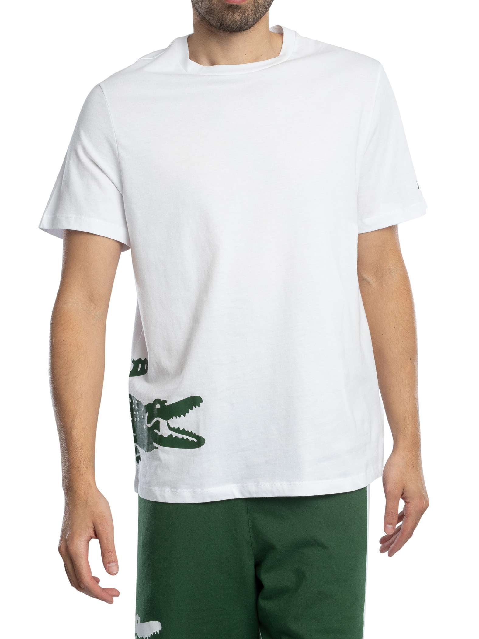 Lacoste Graphic Lounge T-Shirt, White - Walmart.com