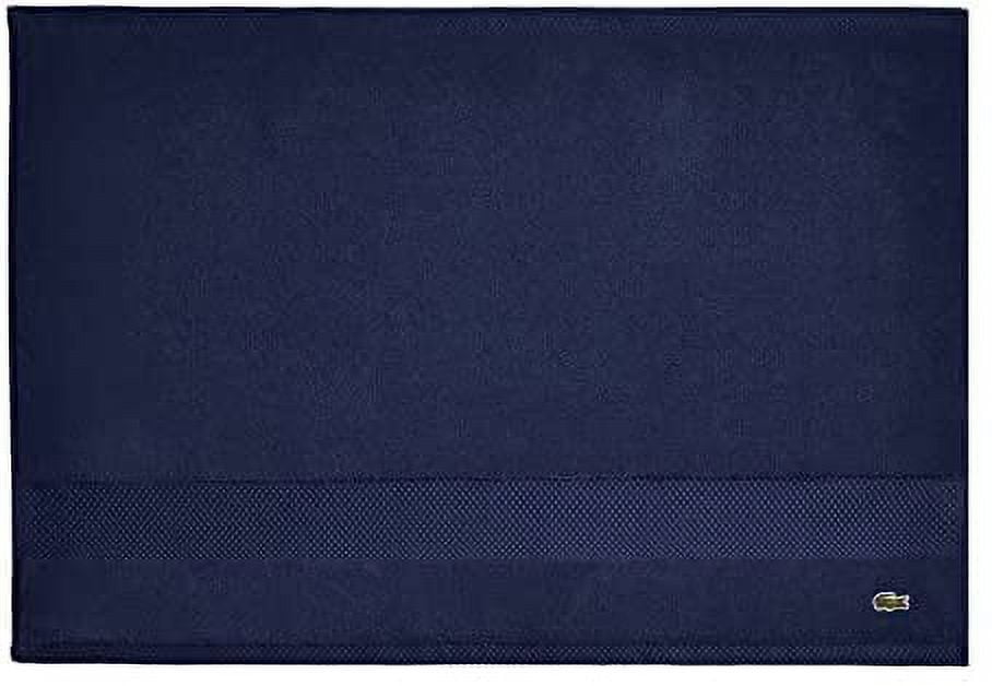 Lacoste Heritage Supima Cotton Tub Mat, Navy, 21 x 31 Navy 21x31 ...