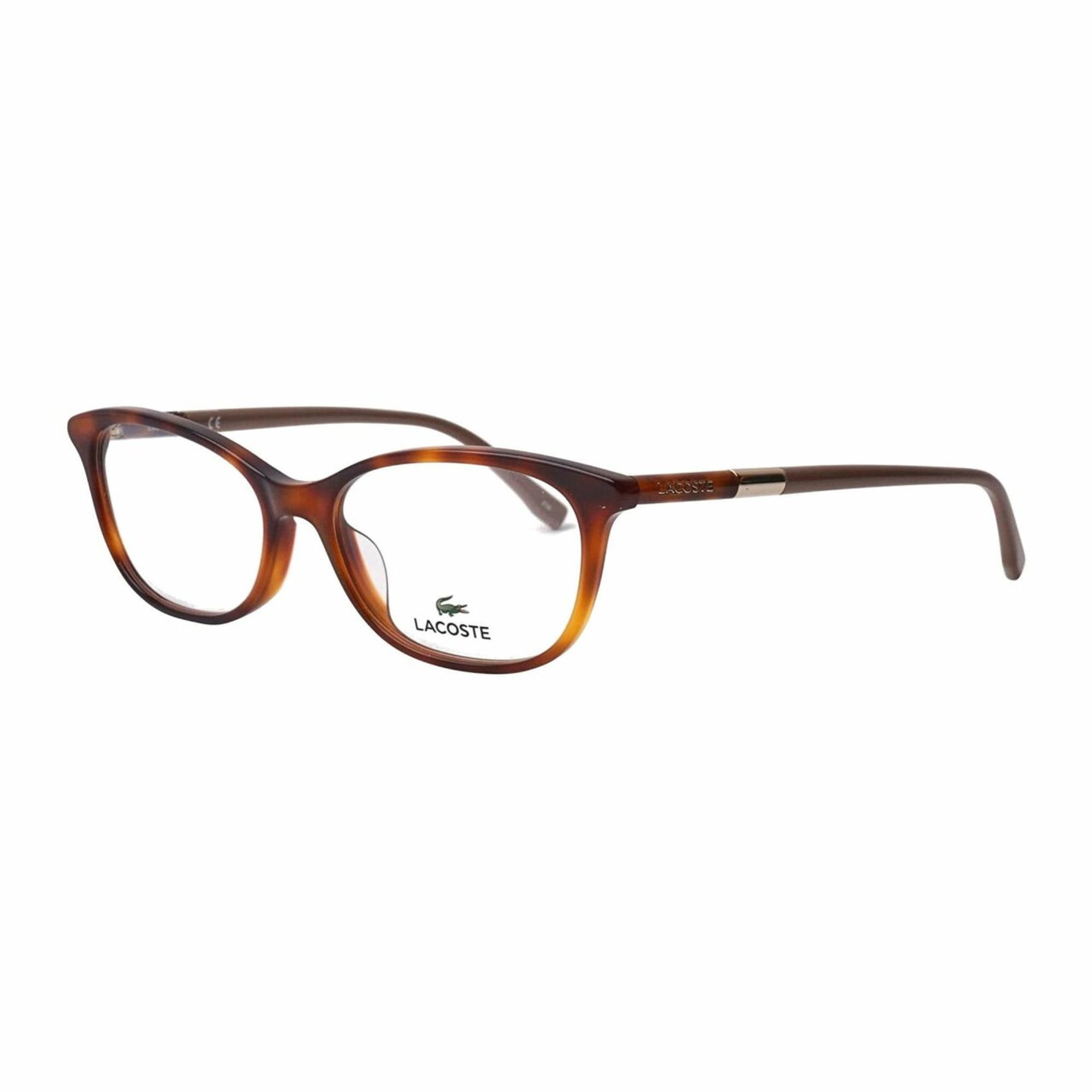 Lacoste L2830-214 Havana Rectangular Women's Acetate Eyeglasses ...