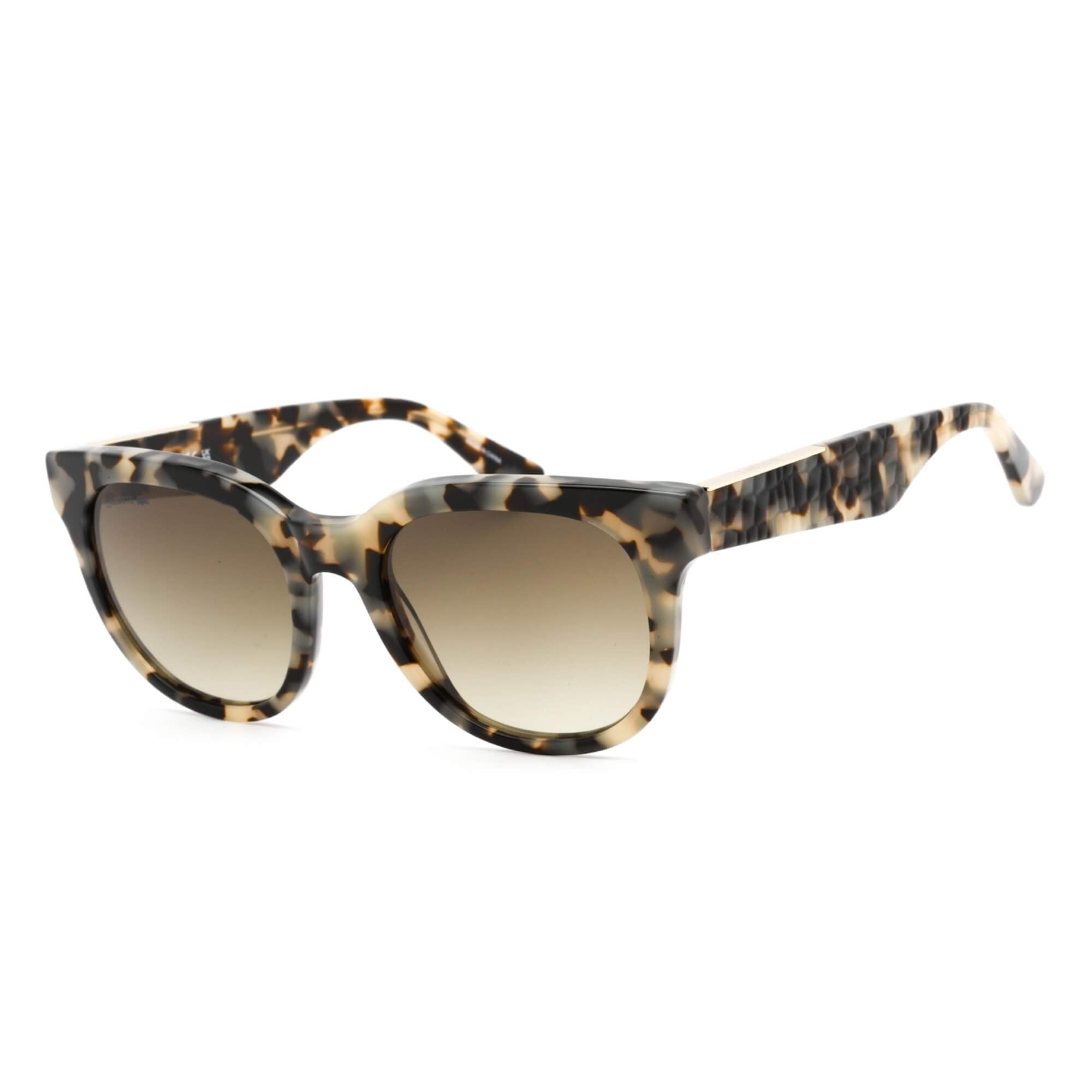 Lacoste L971S 230 Women's Havana Square Plastic Frame Sunglasses ...