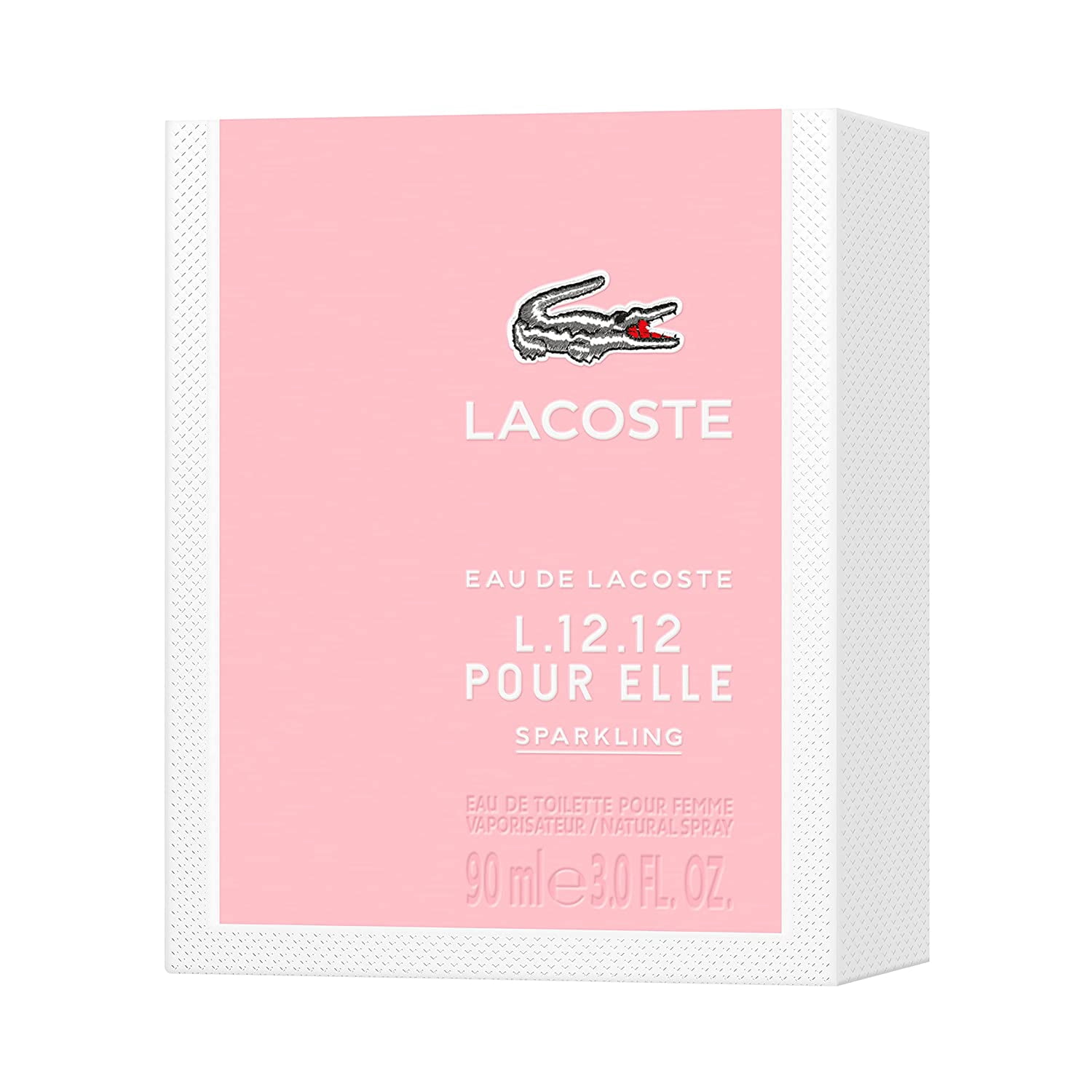 Lacoste Eau De Toilette Spray for Women, L.12.12 Sparkling, 3 oz ...