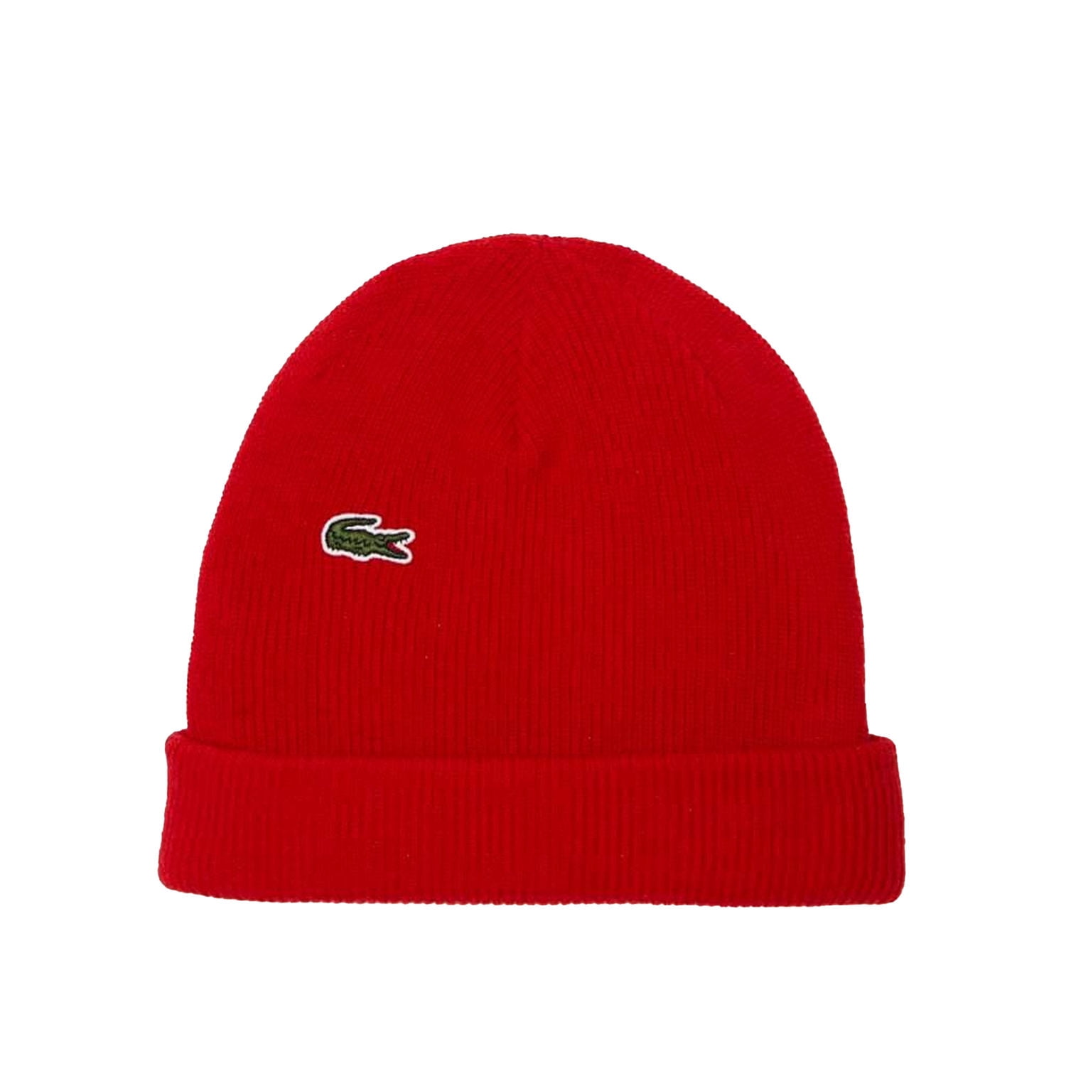 Lacoste Logo Wool Ribbed Beanie - Walmart.com