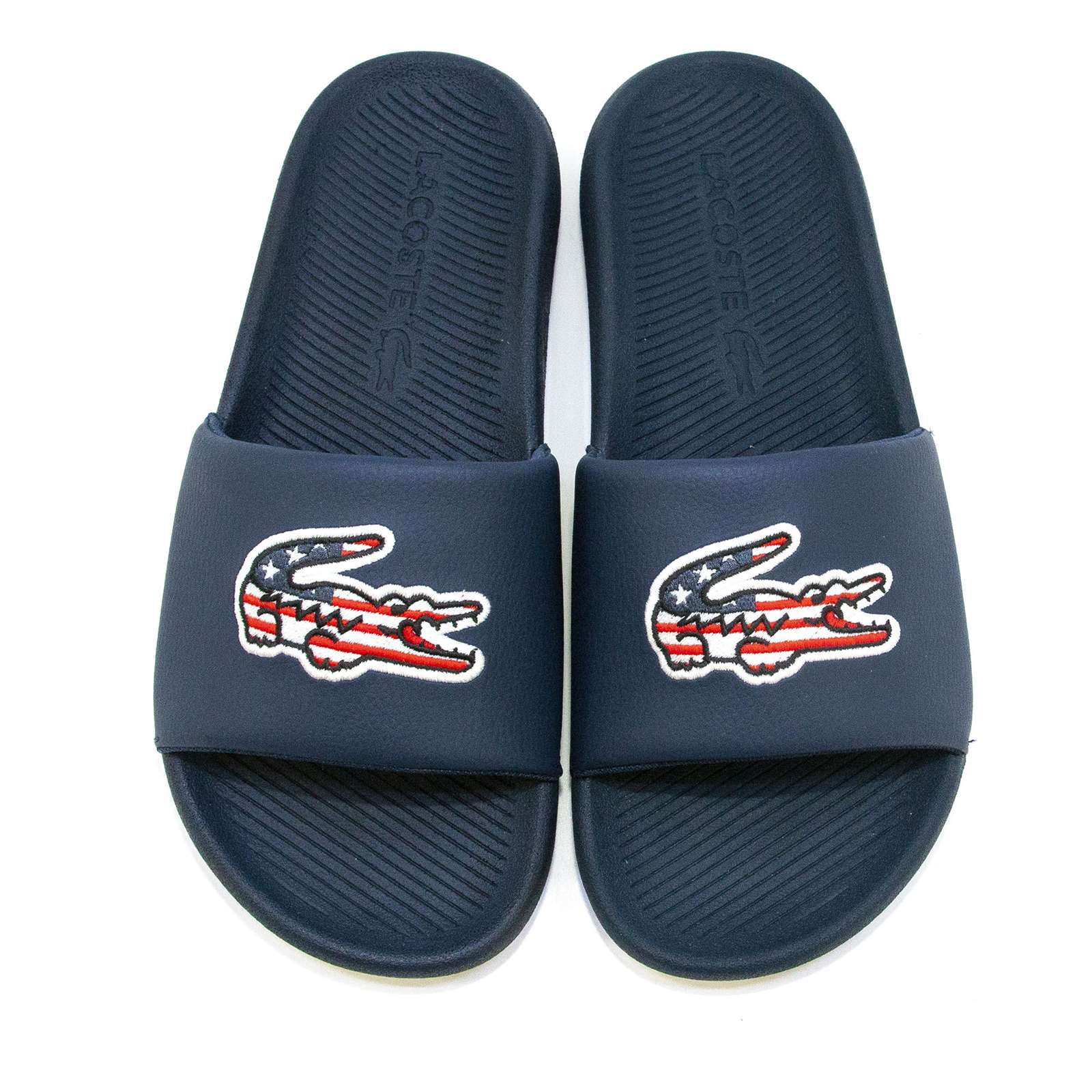 Lacoste Men Croco Slide Sandals - Walmart.com