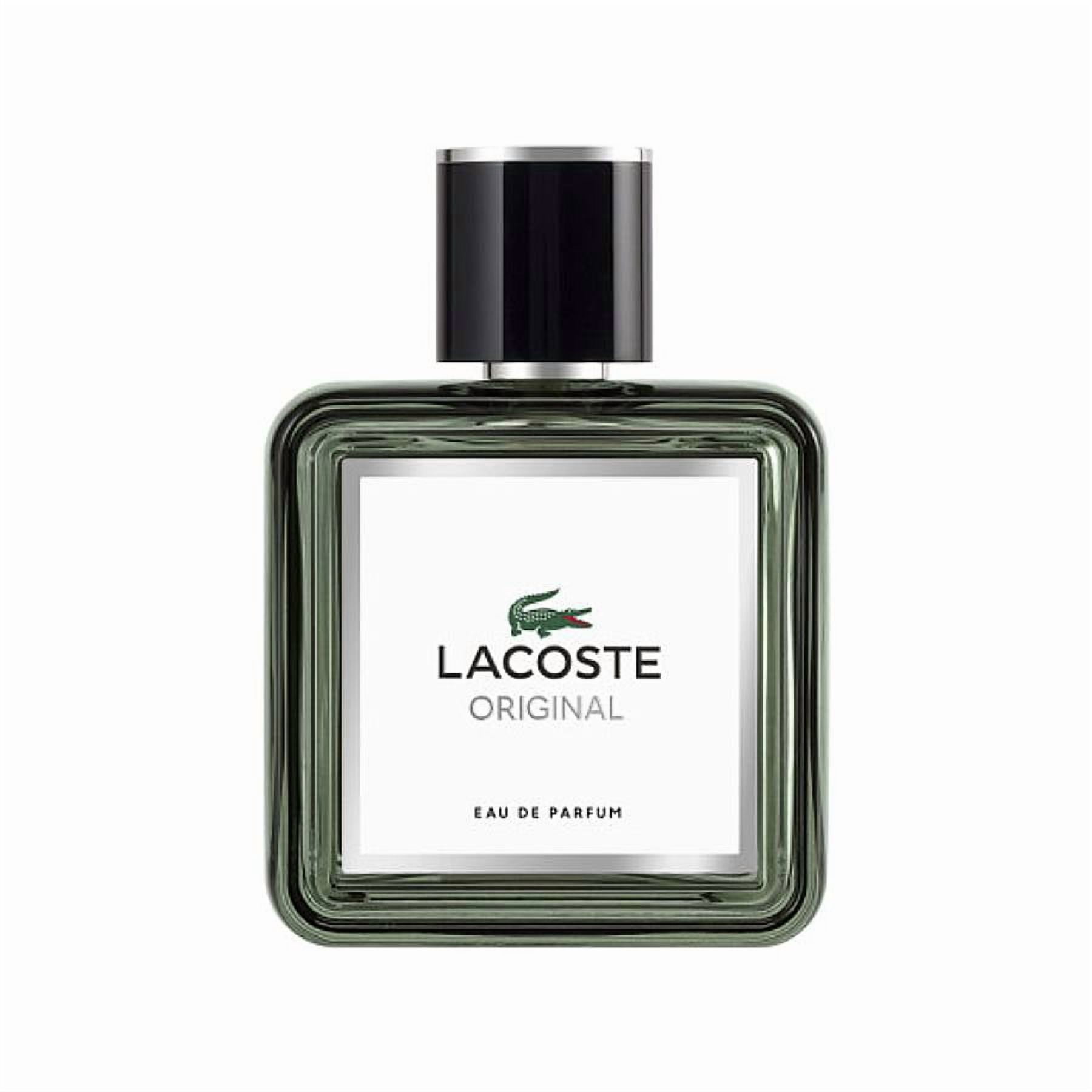 Lacoste Men's Original EDP Spray, 3.4 oz, Aromatic Fougere Fragrance ...