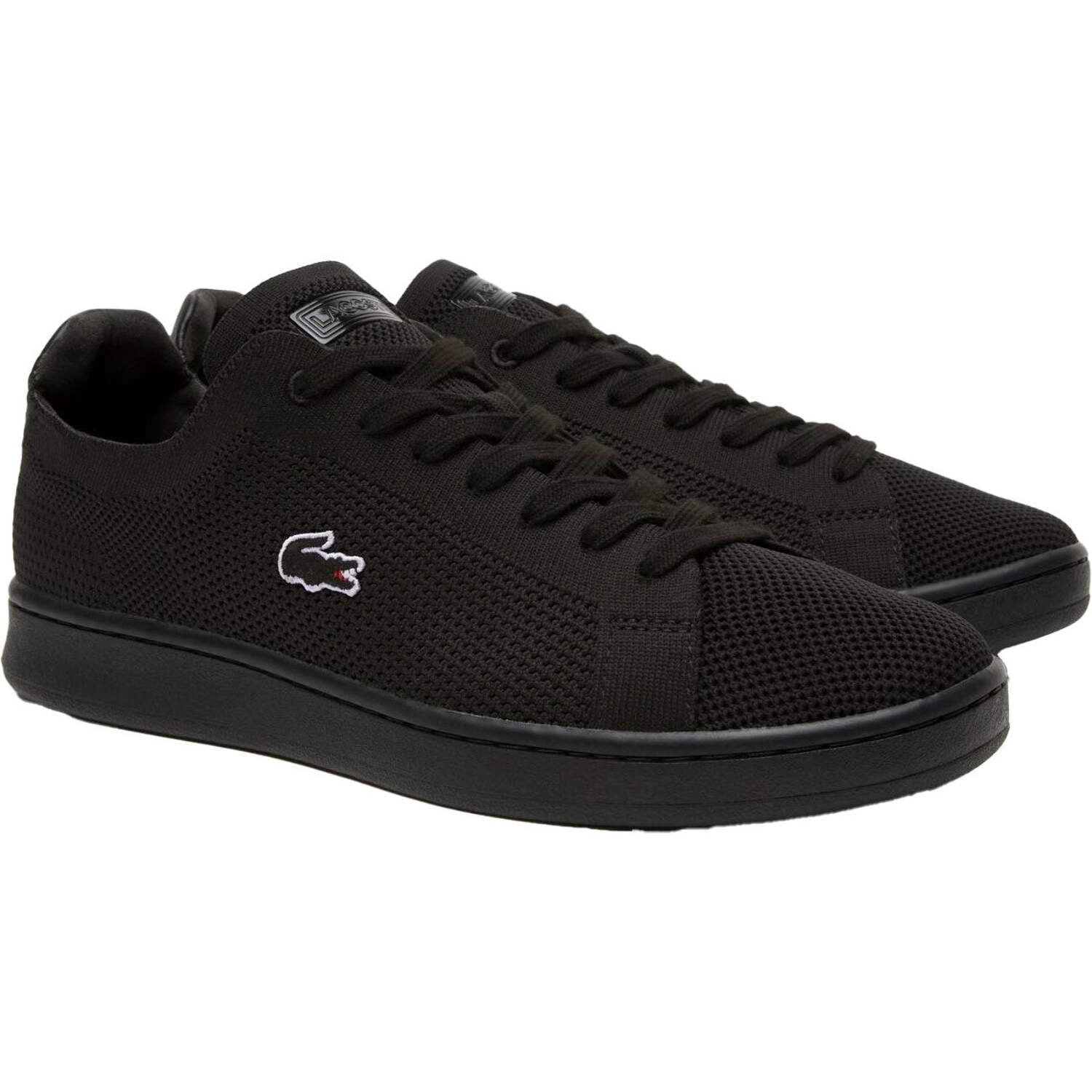 Lacoste - Mens Carnaby Piquee Textile Heel Pop Sneakers - Walmart.com