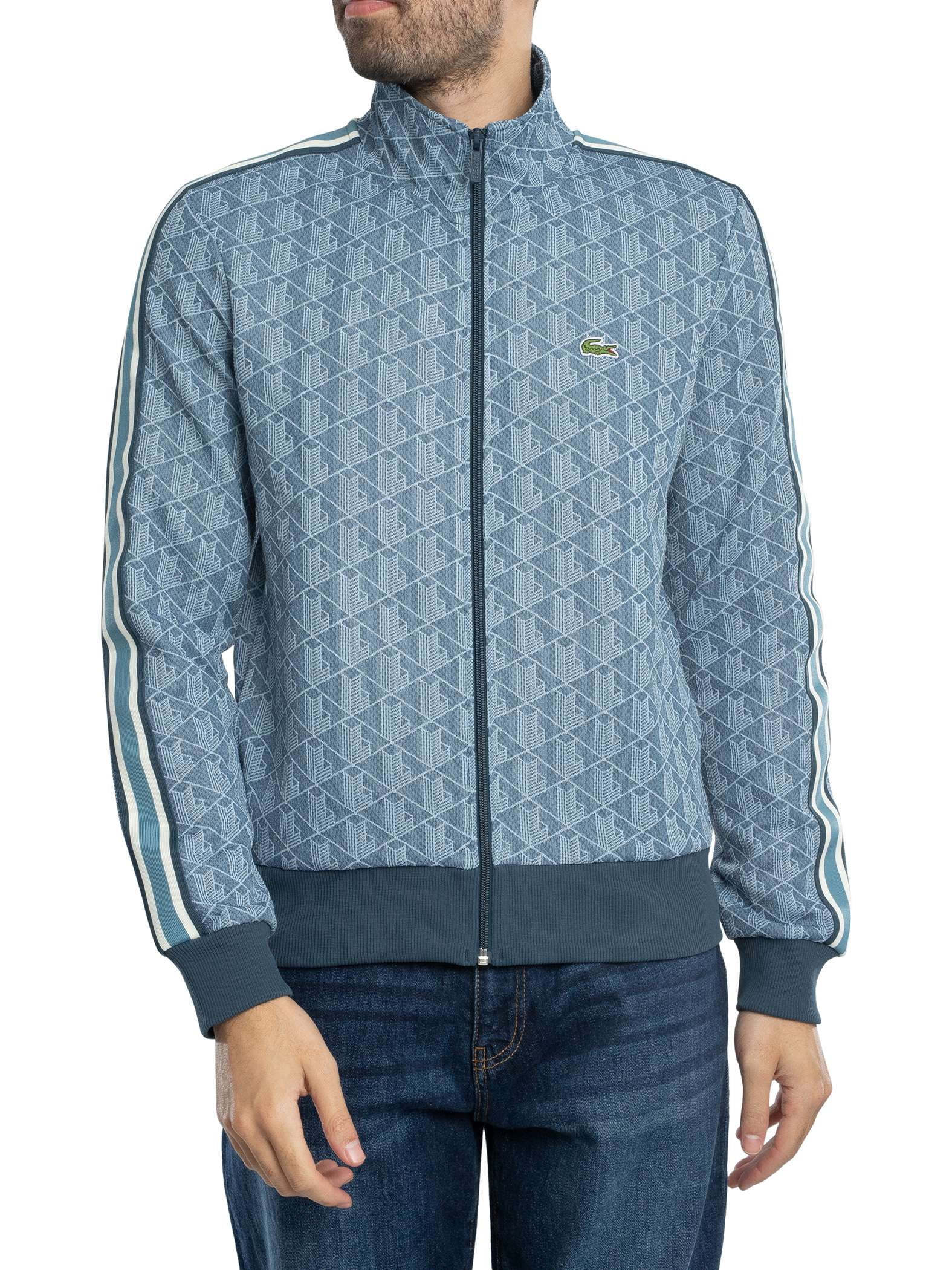 Lacoste Paris Jacquard Track Jacket, Blue - Walmart.com
