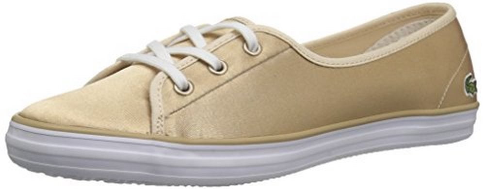 Lacoste Womens ZIANE CHUNKY 118 2 CAW, GOLD/WHITE, 9 - Walmart.com