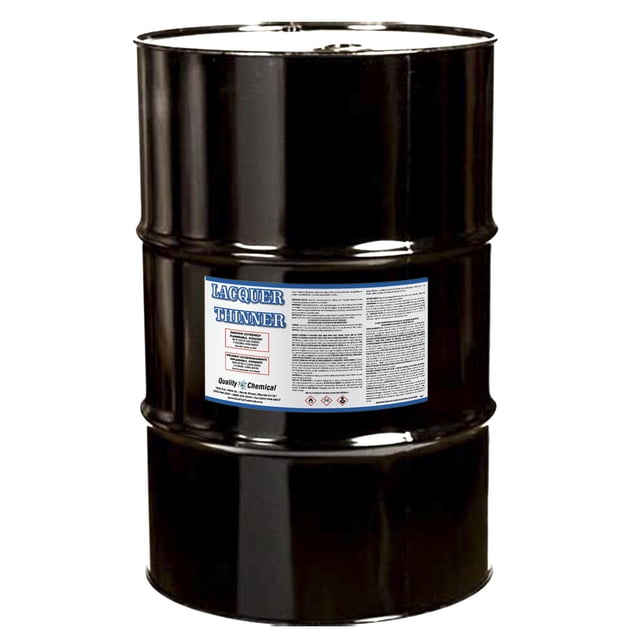 Lacquer Thinner Paint Solvent - 55 Gallon Drum for Brushes and ...
