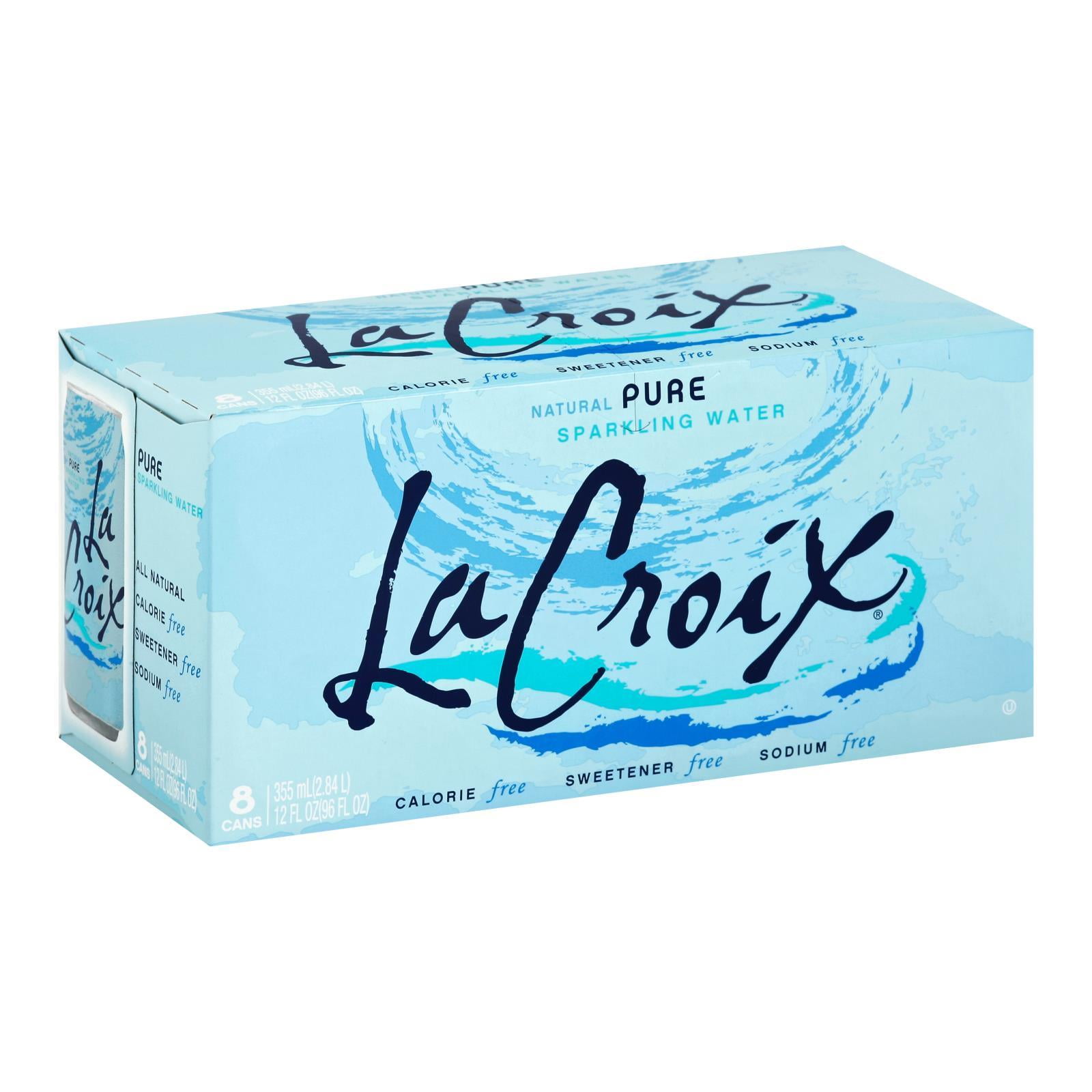 Lacroix Pure Sparkling Water - Case of 3 - 12 Fl oz. - Walmart.com