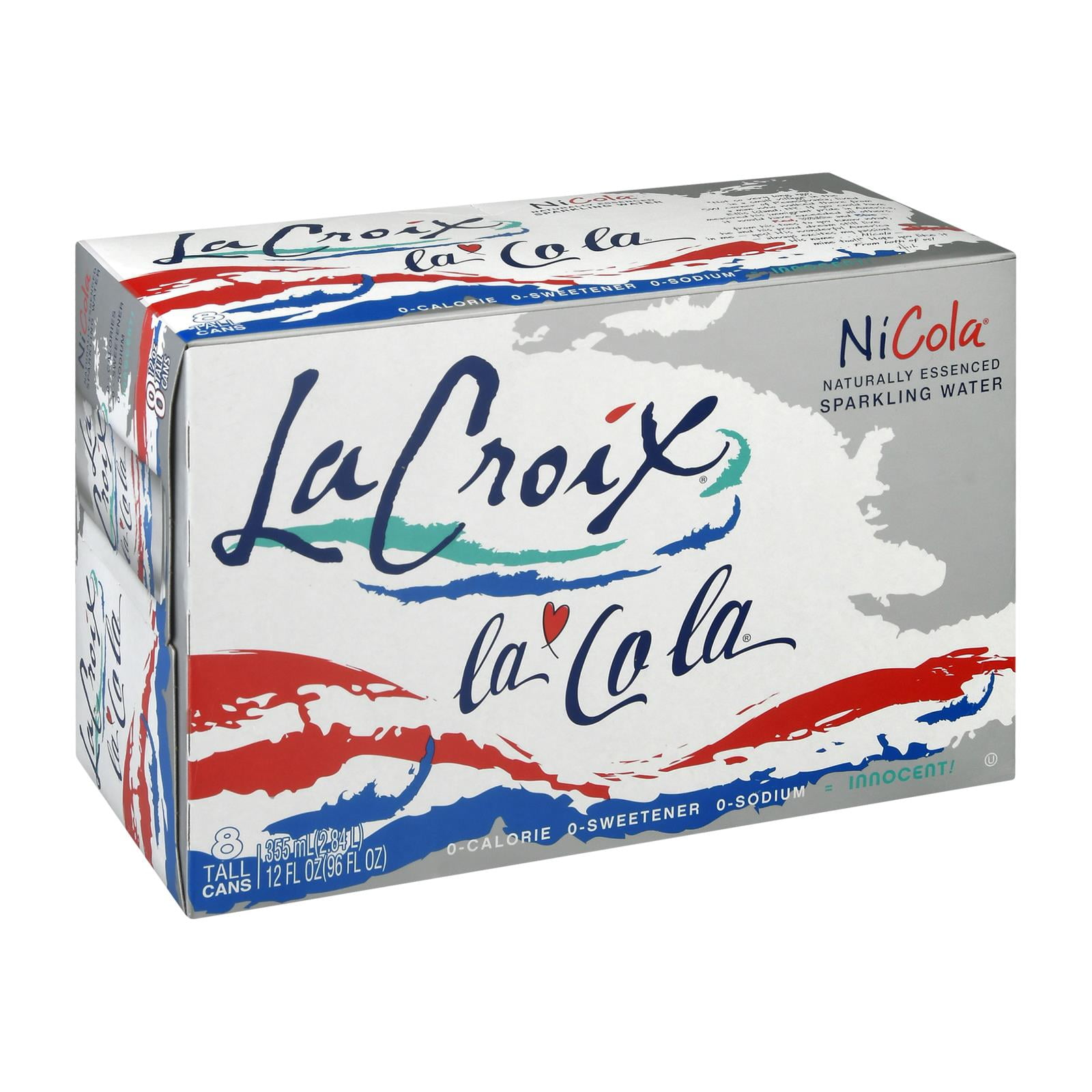Lacroix Nicola Sparkling Water, Gluten Free, GMO Free, Kosher, Yeast ...