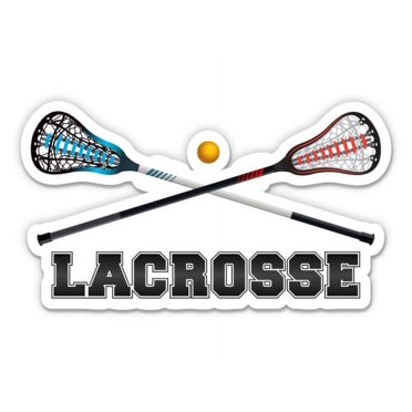 DOPASTICKER Lacrosse Catch Girl Athletics Sport Car Window Sticker ...