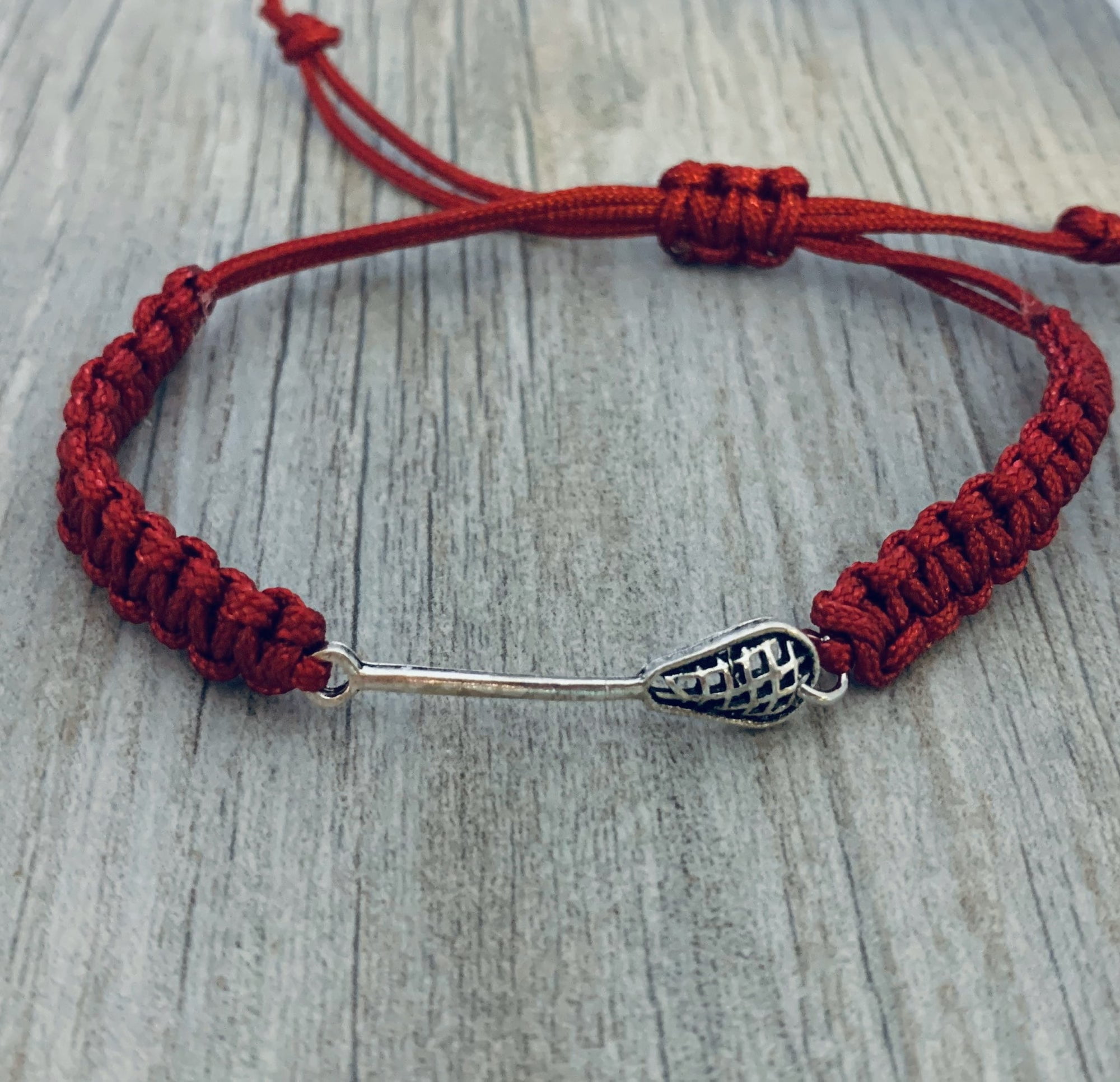 Lacrosse Adjustable Rope Bracelet - Adjustable Braided String Bracelet ...