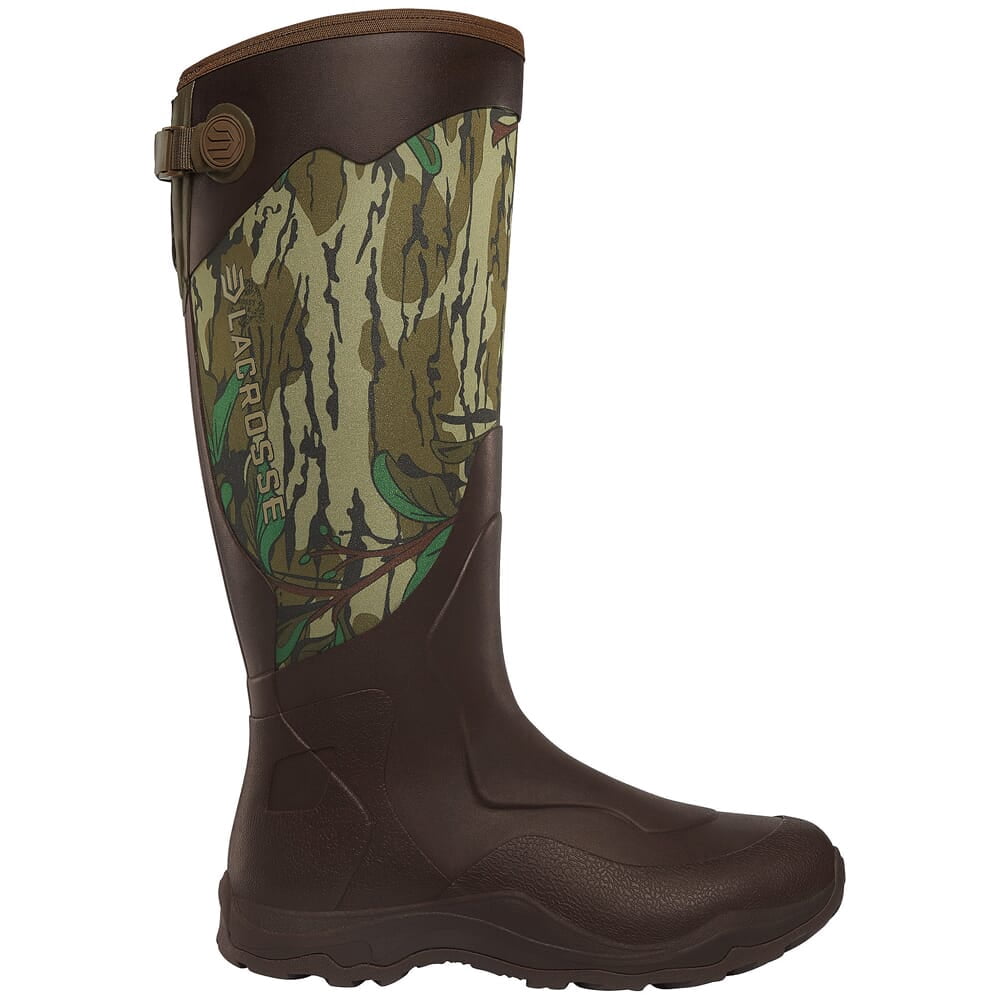 Lacrosse Alpha Agility 17" Neoprene Boot, Mossy Oak Green Leaf, Size 6 ...