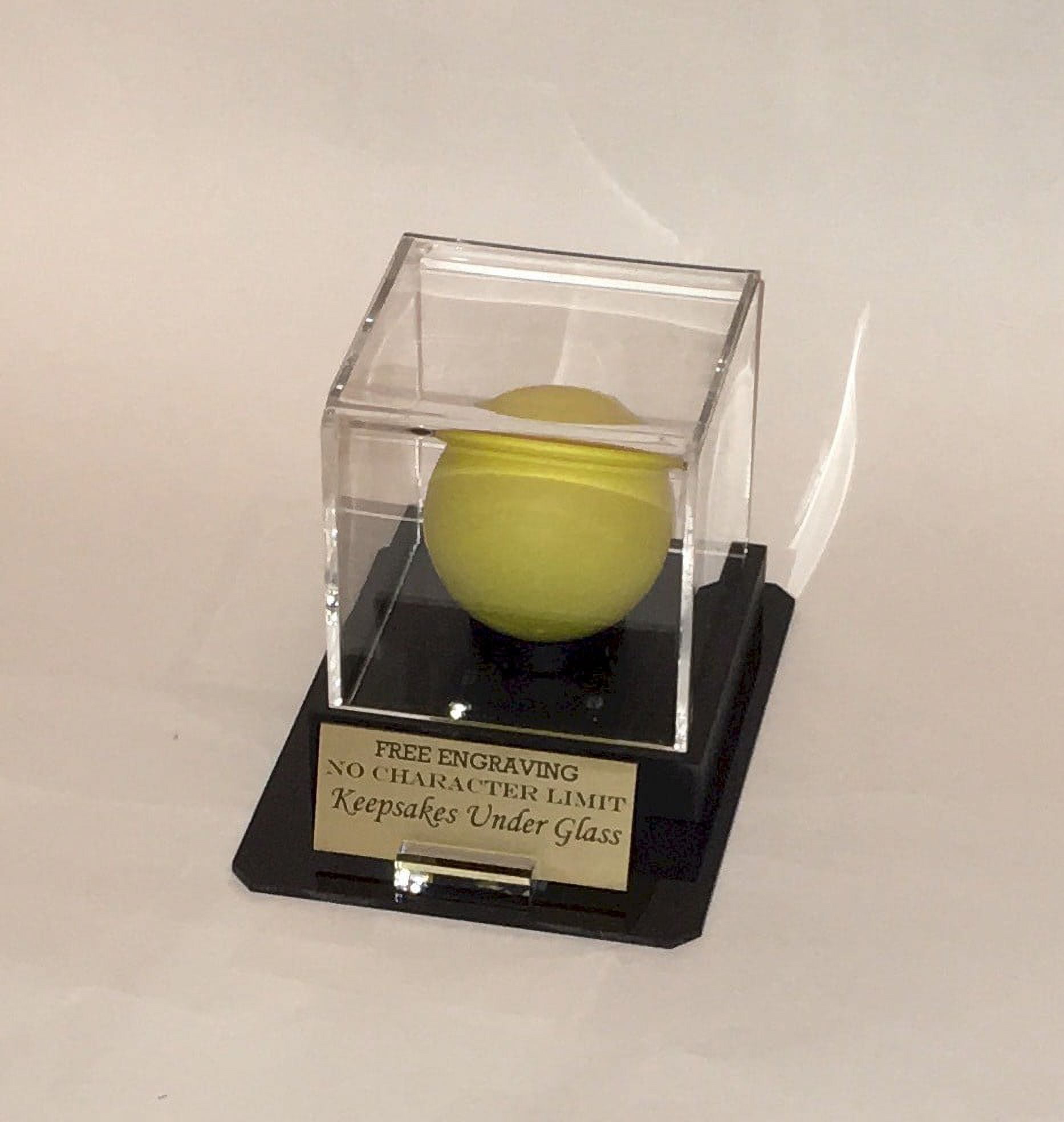 Lacrosse Ball Personalized Acrylic Display Case - Holder with Octagon ...