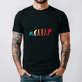 Lacrosse Evolution Funny Sport Player Graphic Tee Short Sleeve Apparel ...
