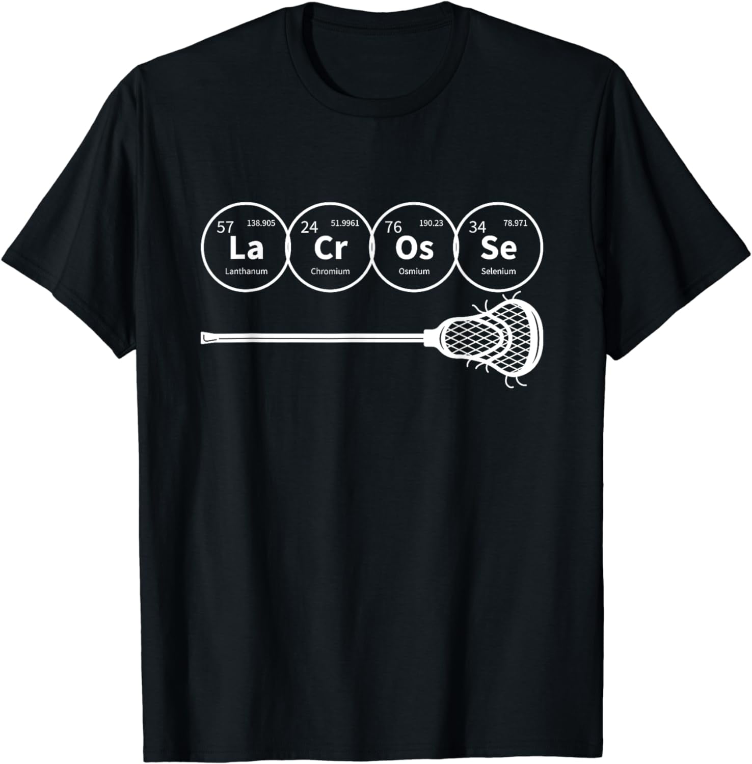 Lacrosse Periodic Table of Elements Chemistry Gift T-Shirt - Walmart.com