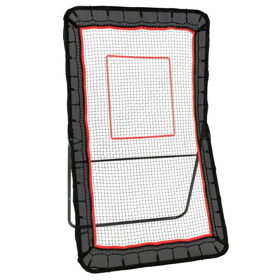 Lacrosse Rebounder for Backyard, 4x7 Ft Volleyball Bounce Back Net ...