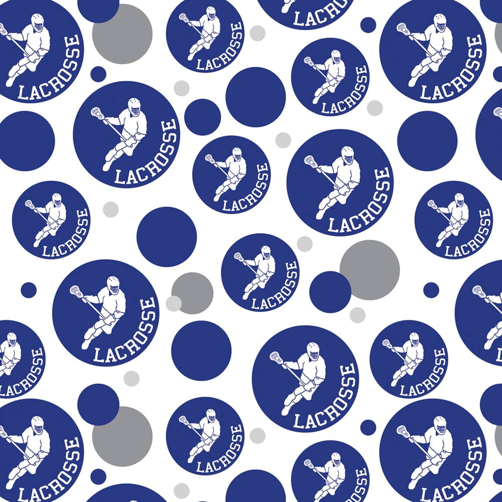 Lacrosse Sport Premium Gift Wrap Wrapping Paper Roll Pattern - Walmart.com