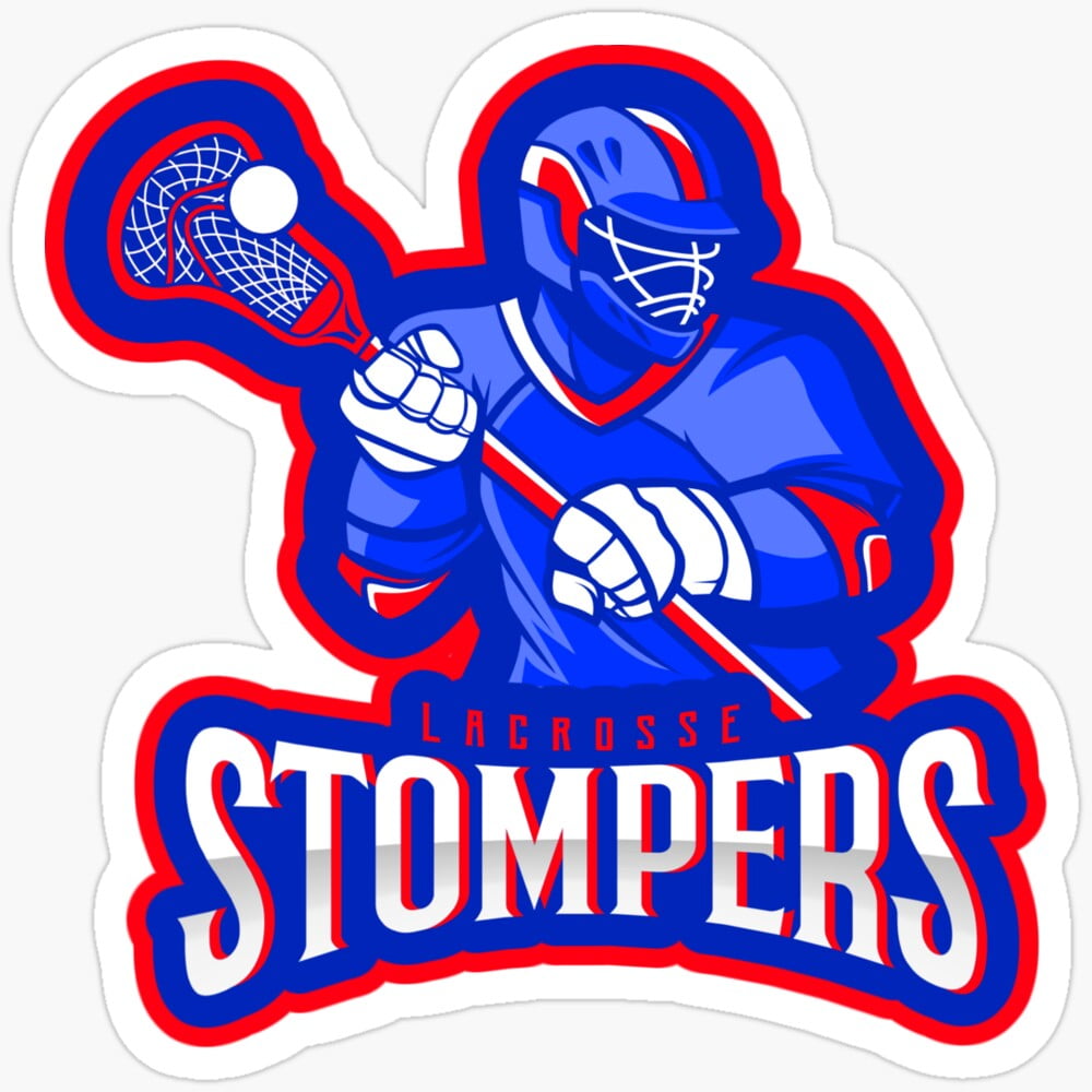 Lacrosse Stompers Sticker Phone Decal Water Bottle Stickers Car Decals ...