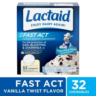Lactaid Original Strength Lactose Intolerance Relief Caplets, 120 ct ...