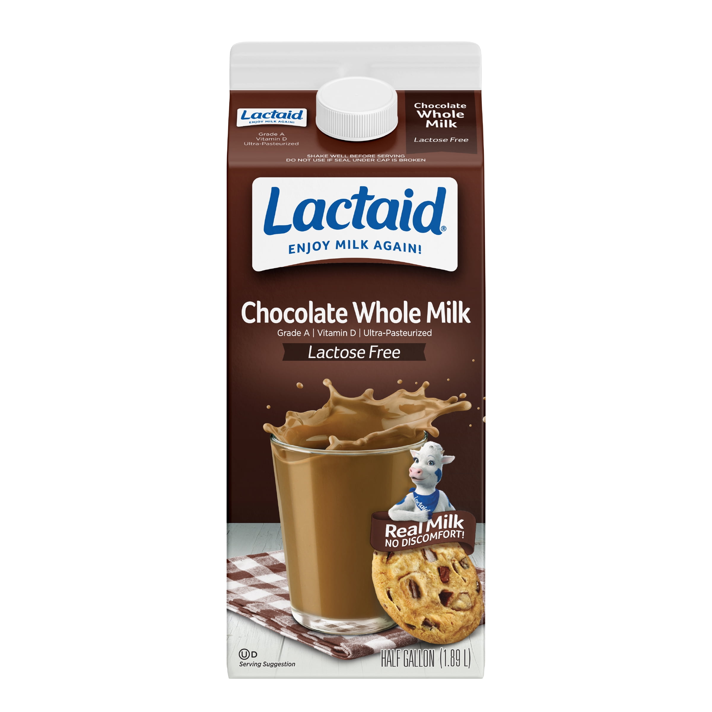 Lactaid Whole Chocolate Milk, 64 Fluid Ounce - Walmart.com