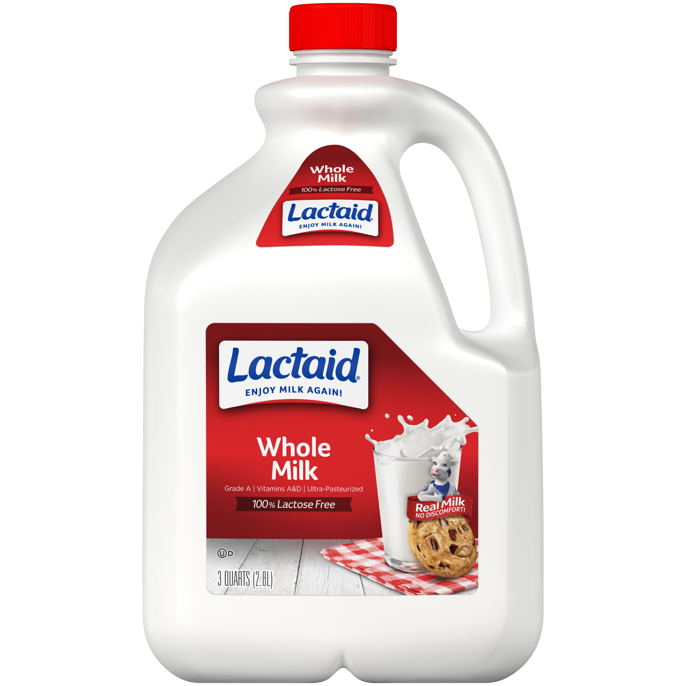 Lactaid Whole Milk, 64 oz - Walmart.com