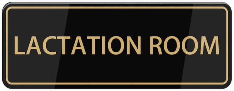 Lactation Room Sign For House (With Strong Adhesive Tape), 3" X 9 ...