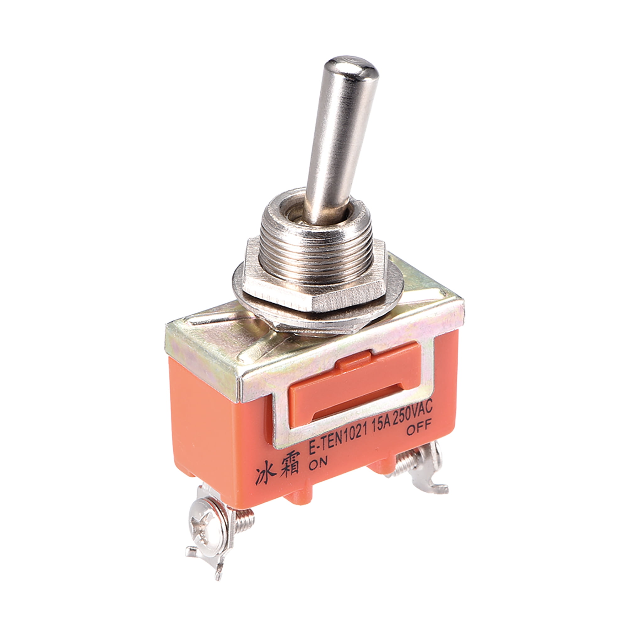 Lacthing Rocker Toggle Switch Heavy 15A 250V 2Pin SPDT ON/OFF 2 Postion ...