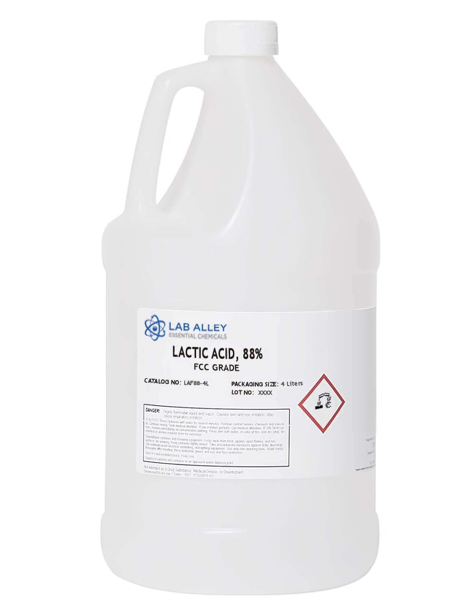 Lactic Acid 88%, Food Grade (FCC) 4L - Walmart.com
