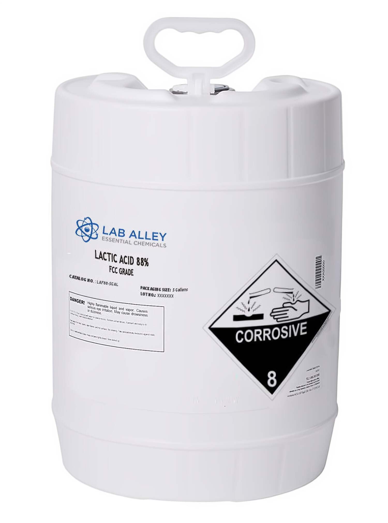 Lactic Acid 88%, Food Grade (FCC) 5GAL - Walmart.com