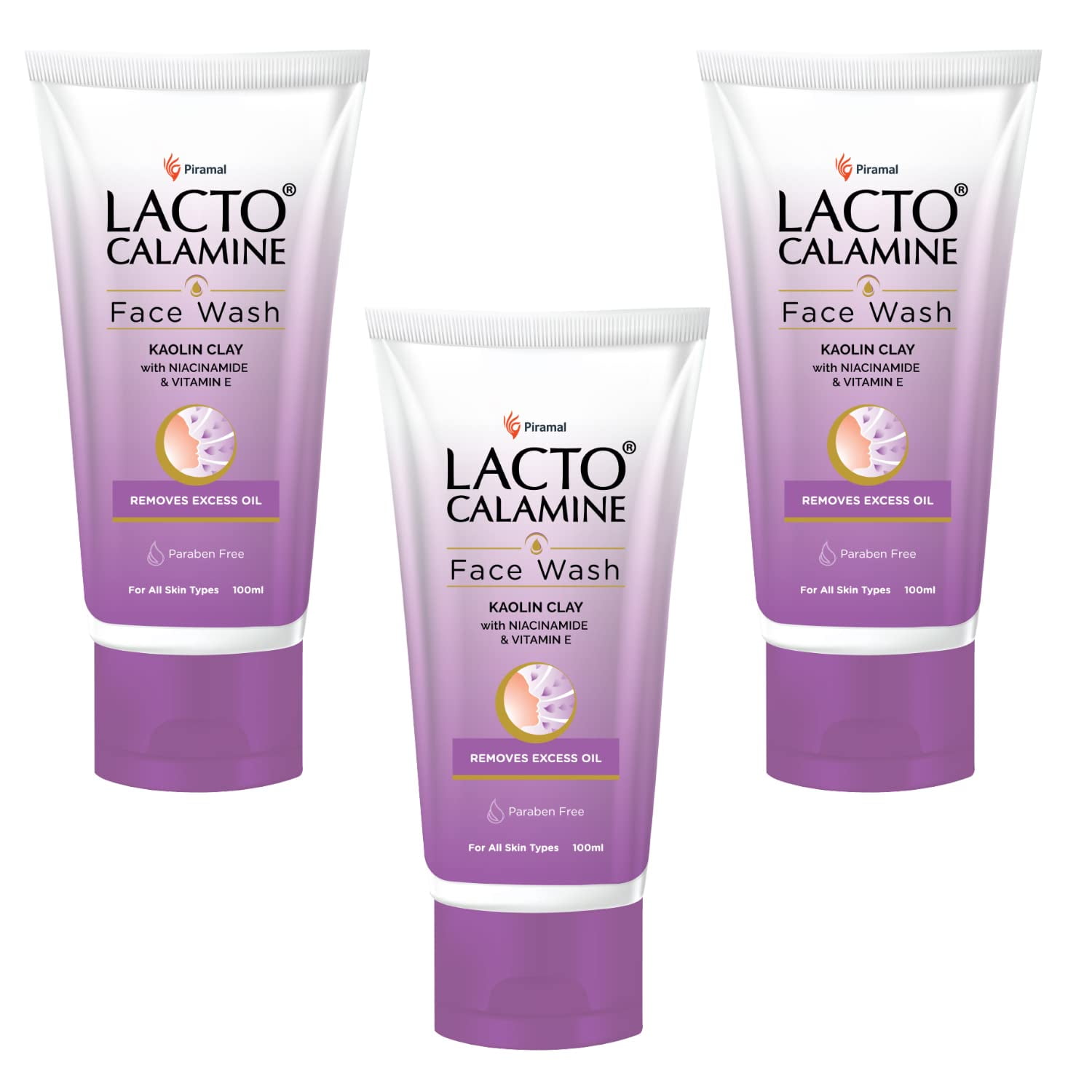 Lacto Calamine Daily Face Wash With Kaolin Clay, Niacinamide And ...