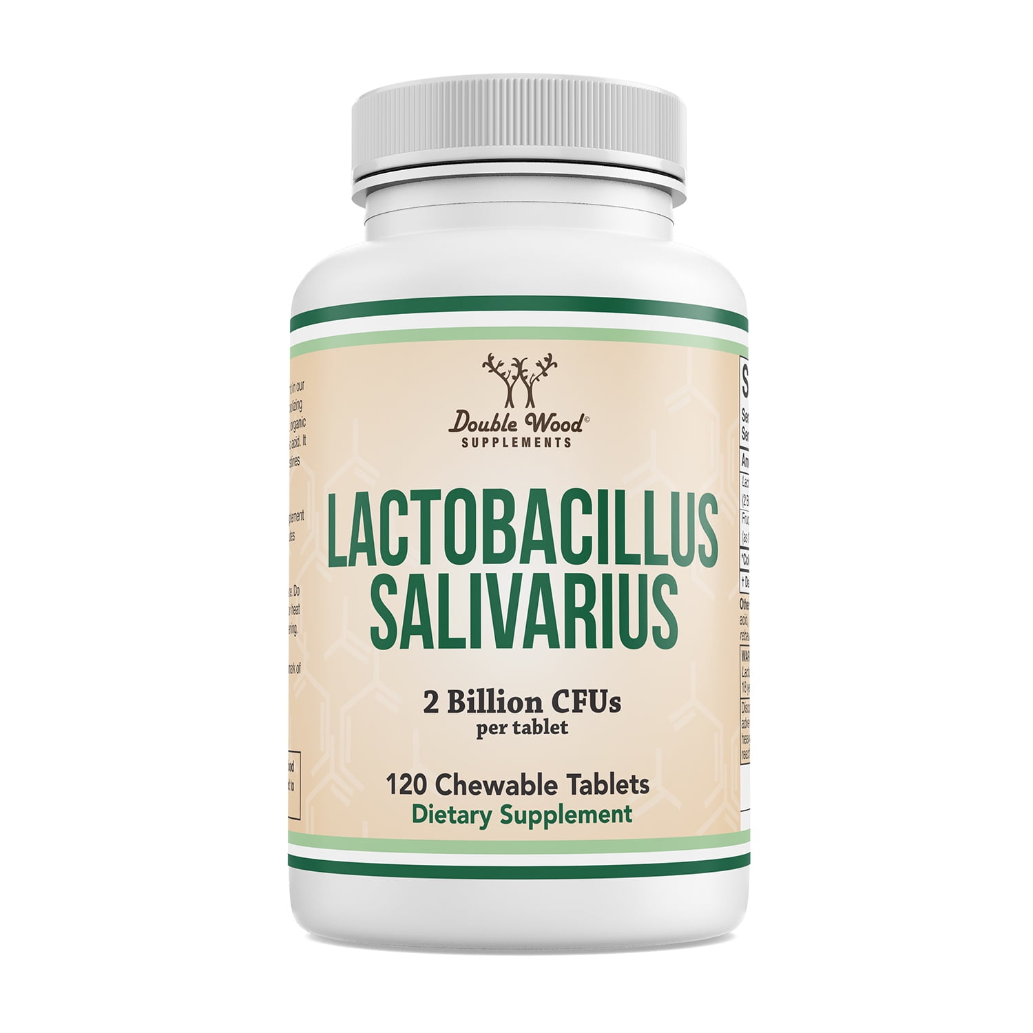 Lactobacillus Salivarius Oral Probiotics, Supports Oral Health, 120 ...