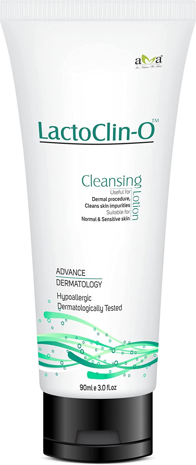 Lactoclin O Soap Free Herbal Cleanser and Makeup Removal Facewash for ...