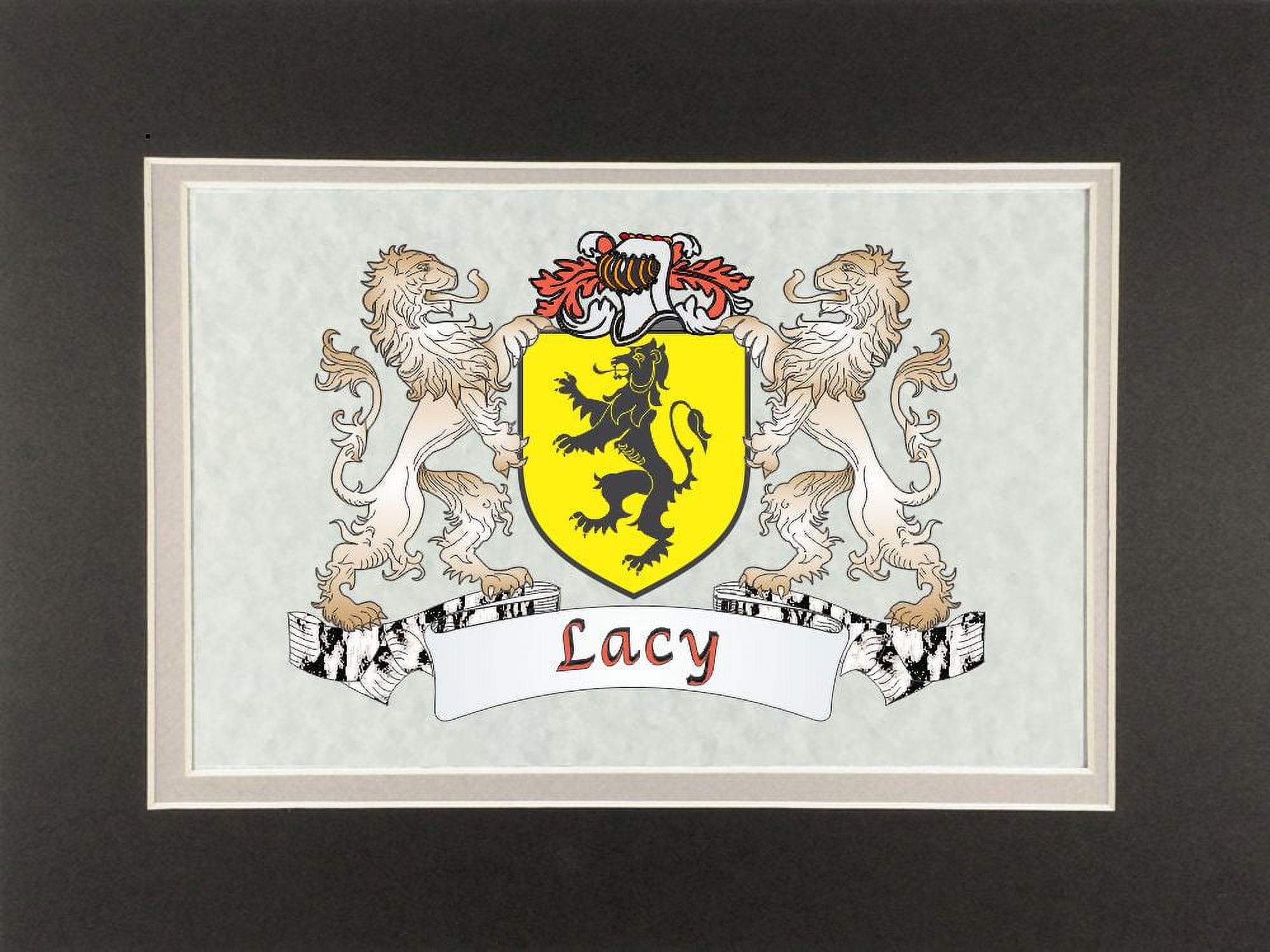 Lacy Irish Coat of Arms Print - Frameable 9" x 12" - Walmart.com