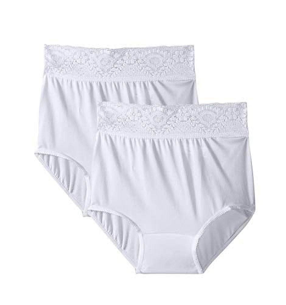 Lacy Skamp Brief (Pack of 2) 2 White - Walmart.com