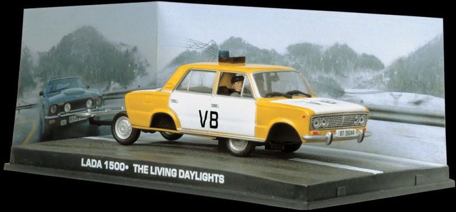 Lada 1500 Police from James Bond 1:43 scale in Yellow and White by Ex ...