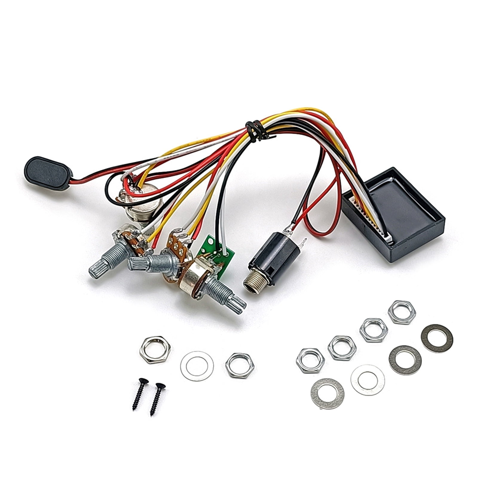 Ladaidra Brown fhgksm 1 Set Electric Bass Pickup Preamp Systems Control ...