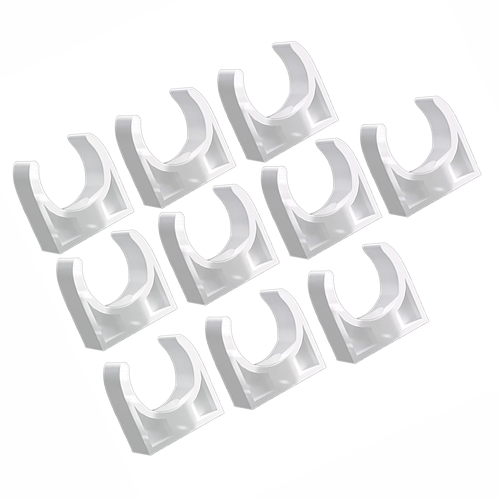 Ladaidra Brown fhgksm 10Pcs Pipe Clamps Pipe Holder Round Hangers Water ...