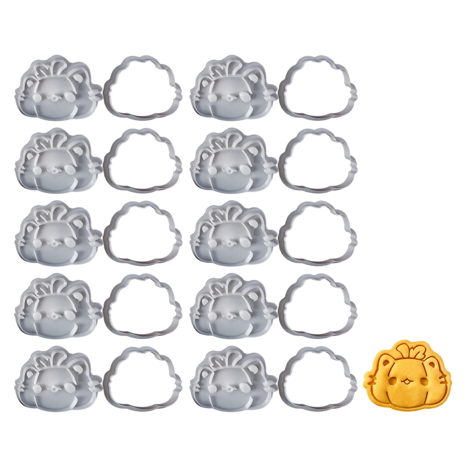 Ladaidra Brown fhgksm 10Pieces Japanese Inspires Cats Shaped Cookie ...