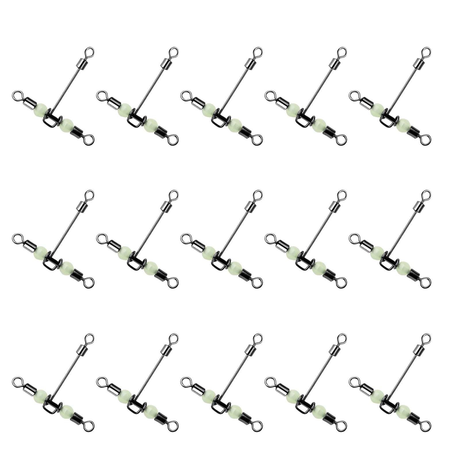 Ladaidra Brown fhgksm 15Pcs Swivels Barrels Rolling Swivels Fishing ...