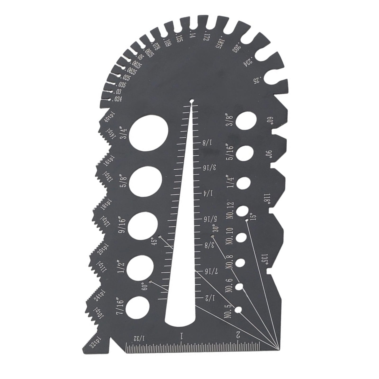 Ladaidra Brown fhgksm 1Pack Metric and British Thread Screw Gauge Clear ...