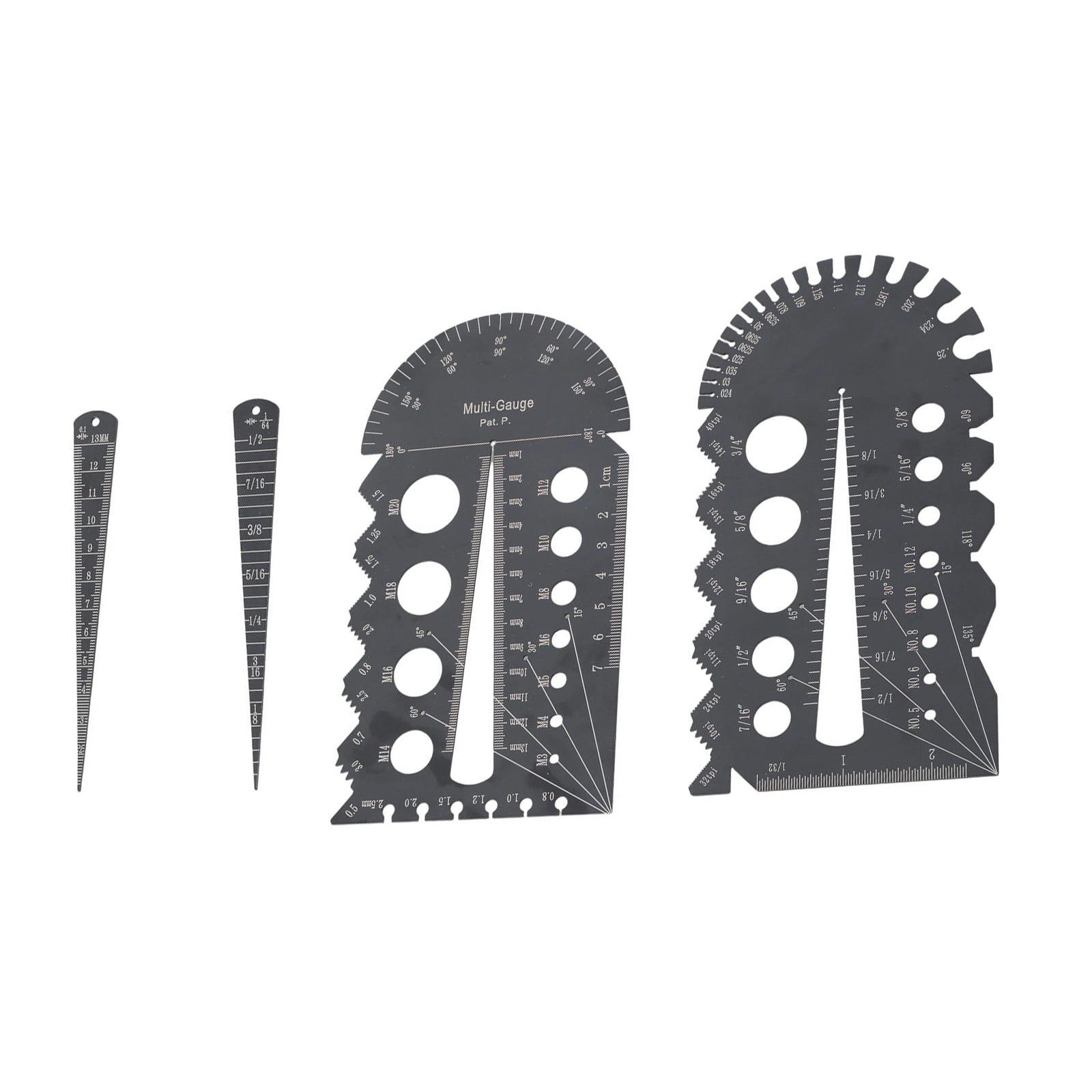 Ladaidra Brown fhgksm 1Pack Metric and British Thread Screw Gauge Clear ...