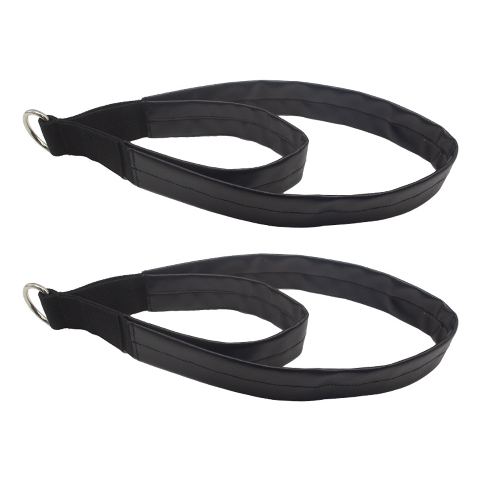 Ladaidra Brown fhgksm 1Pair Pilates Double Rings Straps Fitness D-Rings ...