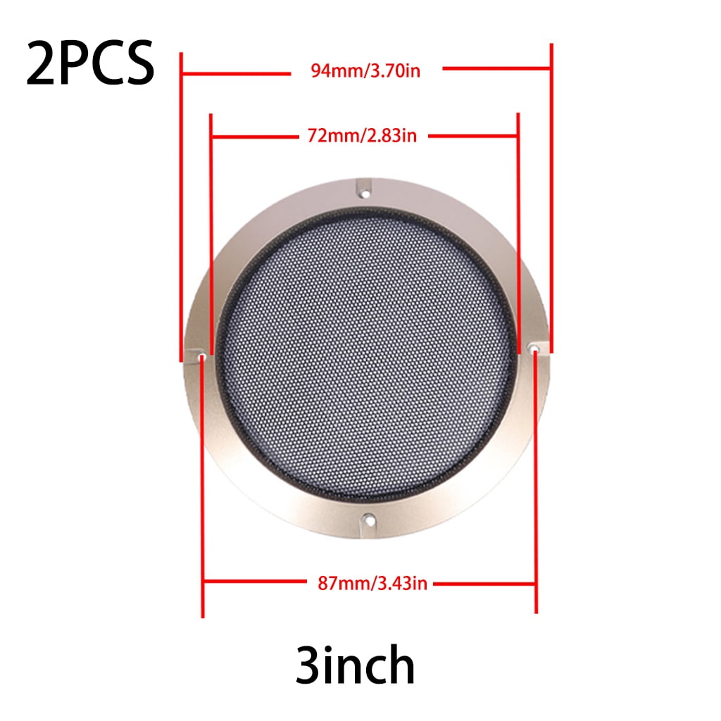 Ladaidra Brown fhgksm 2 Pieces Auto Car Subwoofer Grille Decorative ...