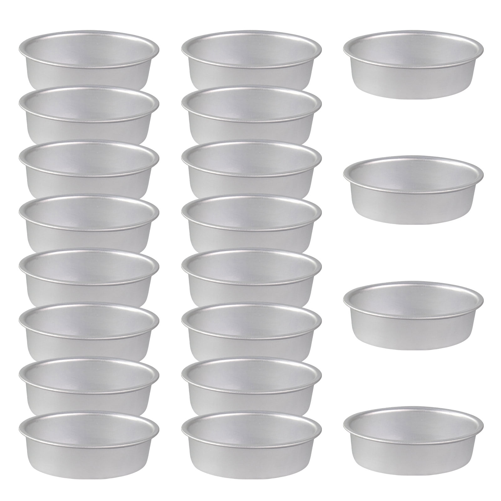 Ladaidra Brown fhgksm 20Pcs Oval Cheesecake Pans Bakewares Functional ...
