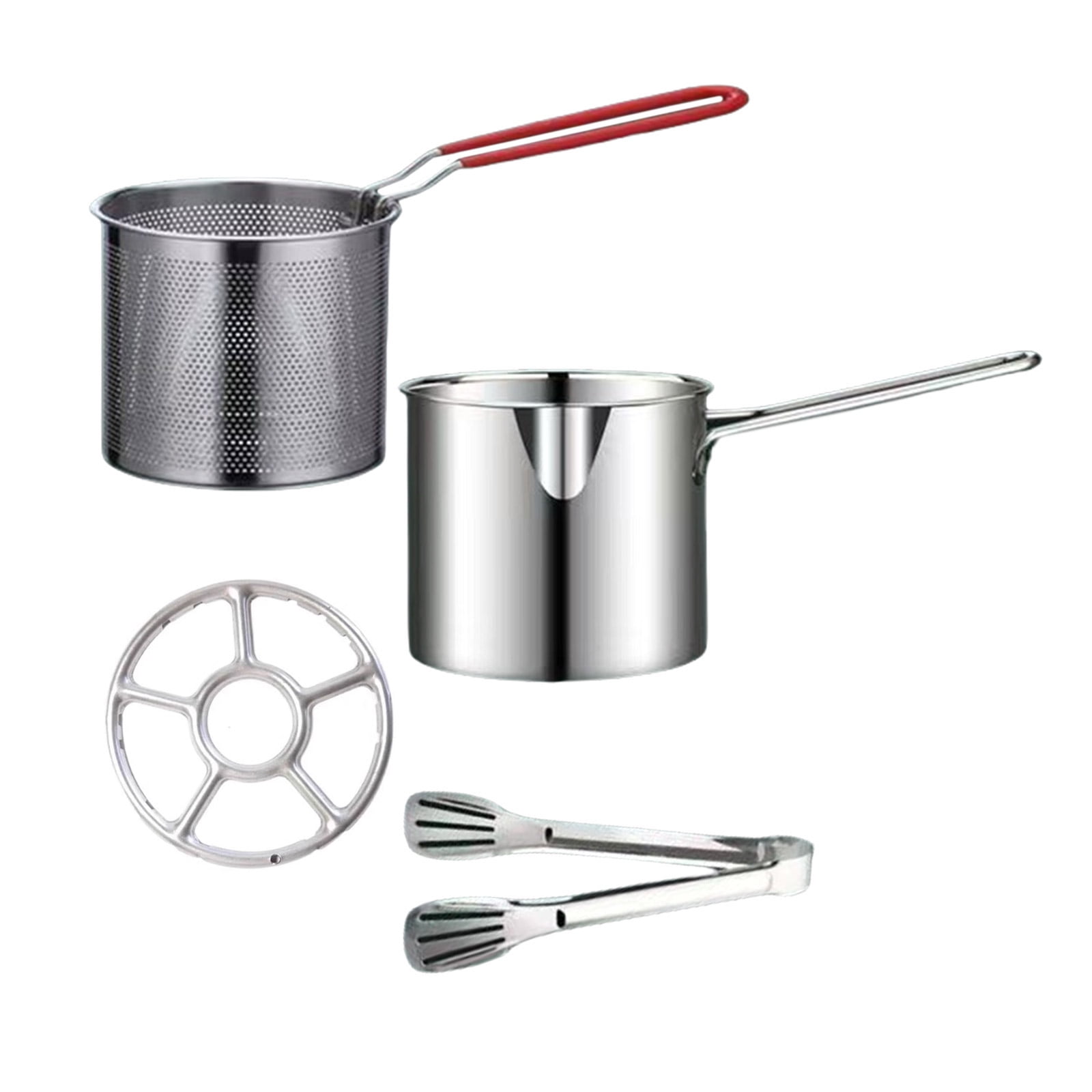 Ladaidra Brown fhgksm 304Stainless Steel Frying Pots Set Kitchen Frying ...